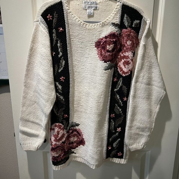 Chrystantheme | Sweaters | Vintage Hand Knit Sweater | Poshmark